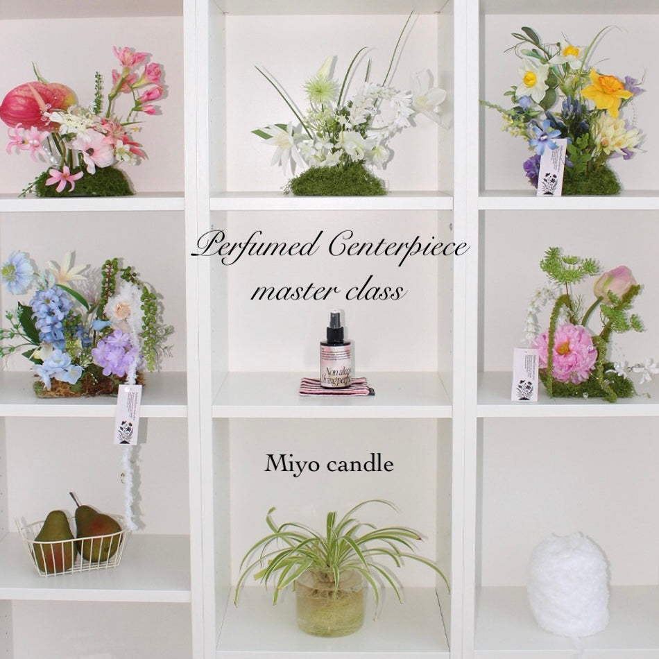 Perfumed Centerpiece master class – Miyo candle